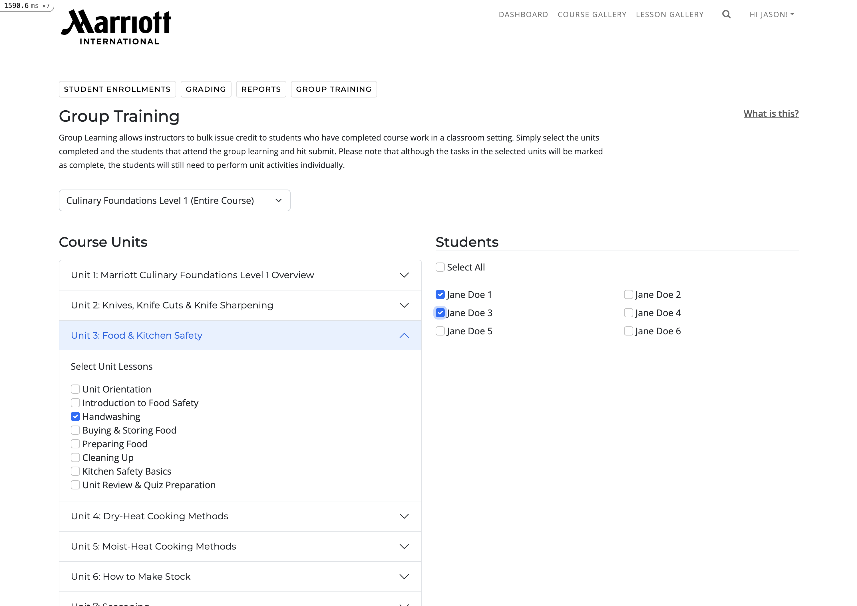 How to Use the Group Training Feature – Rouxbe Support