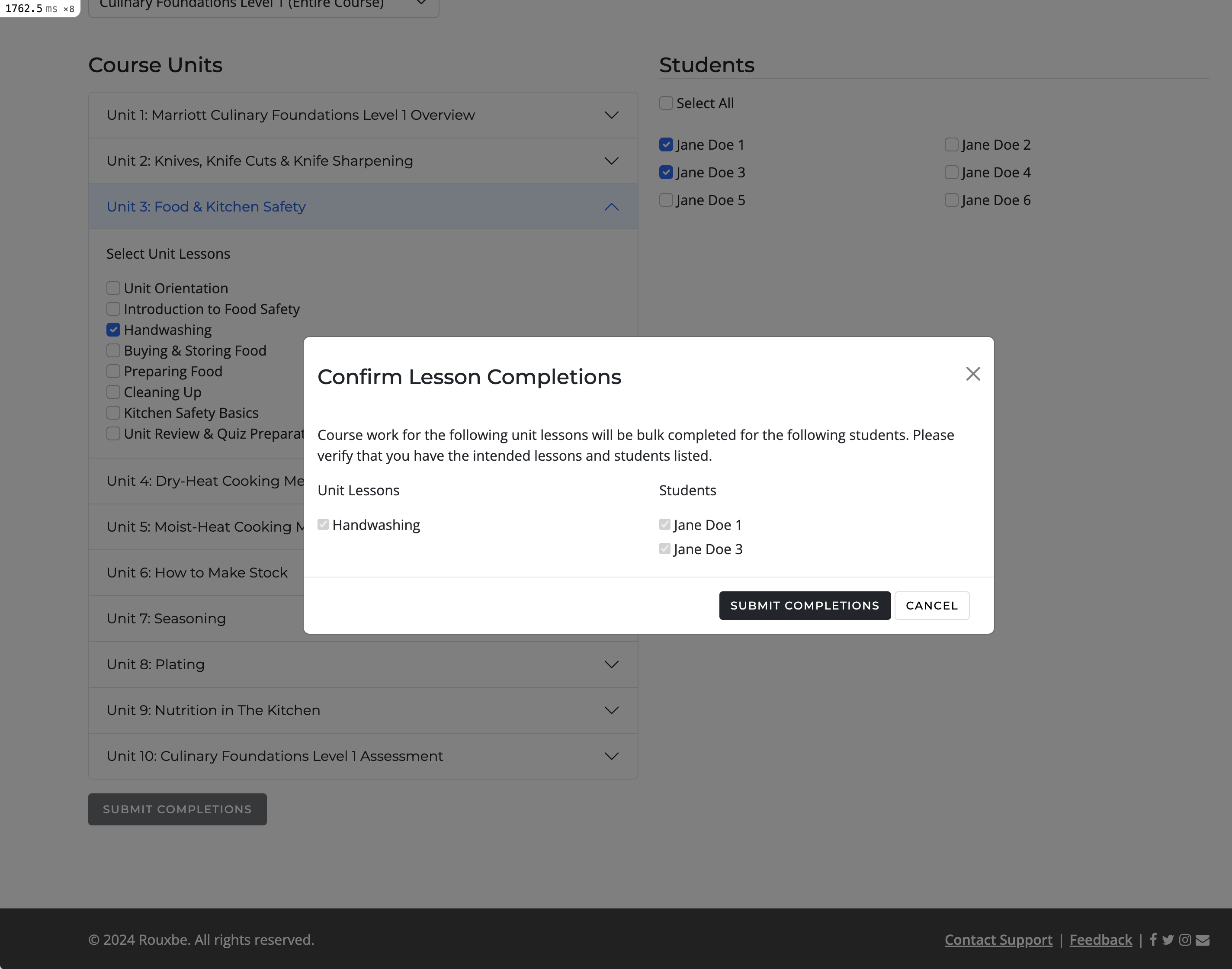 How to Use the Group Training Feature – Rouxbe Support